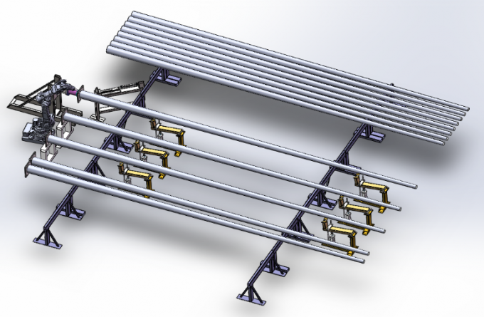 ROBOT BASE PLATE WELDING MACHINE , Model : RBW3-120/260 With three ...