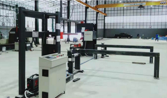 2 Axis CNC Laser Door Cutting Machine For Conical Pole Round Pole