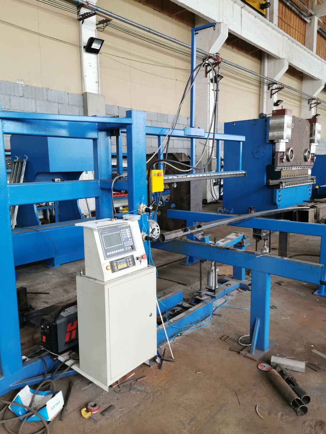 Light Pole Door Cutting Machine/ CNC Automatic Plasma Cutting Machine ...